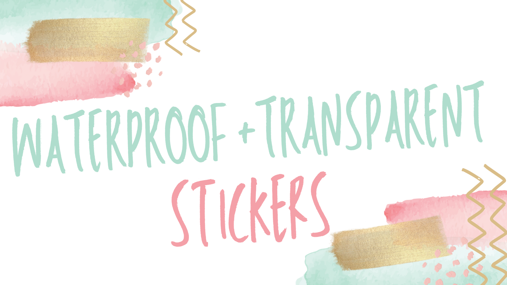 Waterproof + Transparent Stickers – Loaded Tea Girl